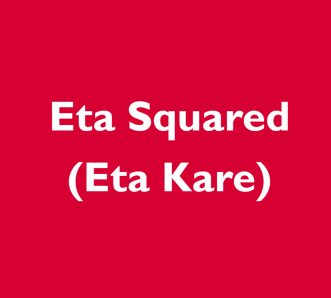 Eta Squared (Eta Kare) Nedir? — SPSS - SPSS YARDIMI İSTATİSTİK MERKEZİ