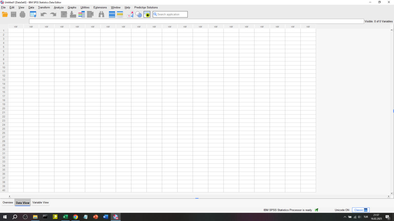 Excel'den SPSS'e Veri Aktarma - SPSS YARDIMI İSTATİSTİK MERKEZİ